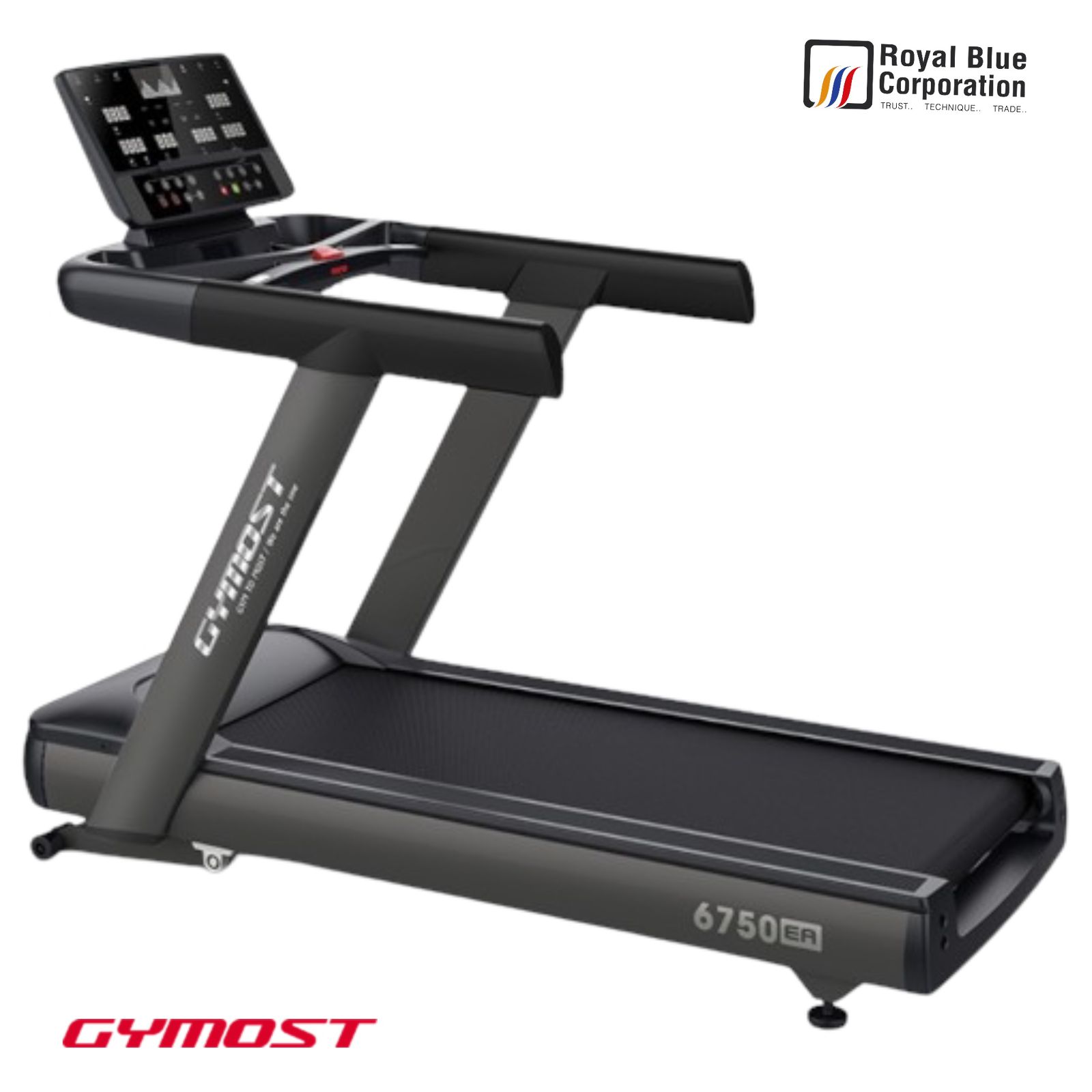 Gymost Commercial Motorized Treadmill-6750EA (2024)) - Royal Blue ...