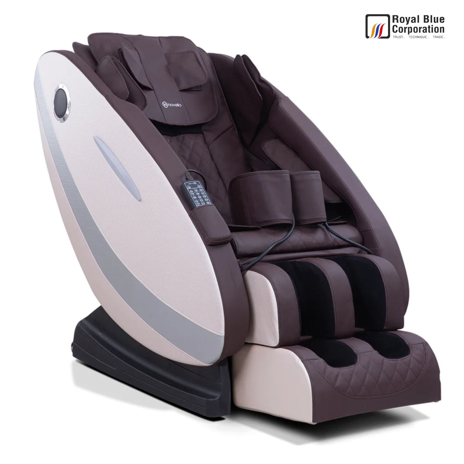 Electric Relax Adjustable Massage Chair - Royal Blue Corporation